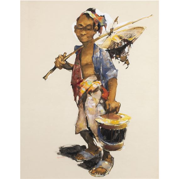 Gerard Pieter Adolfs | Gouache, Gerard Pieter Adolfs (Circa 1945 ...