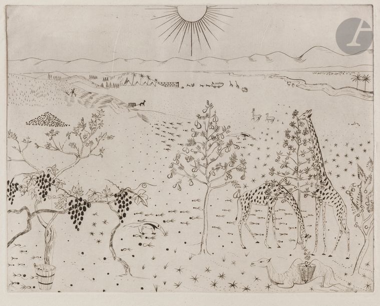 Joseph Hecht | 3 of 6 plates for L'Arche de Noé (1926) | MutualArt