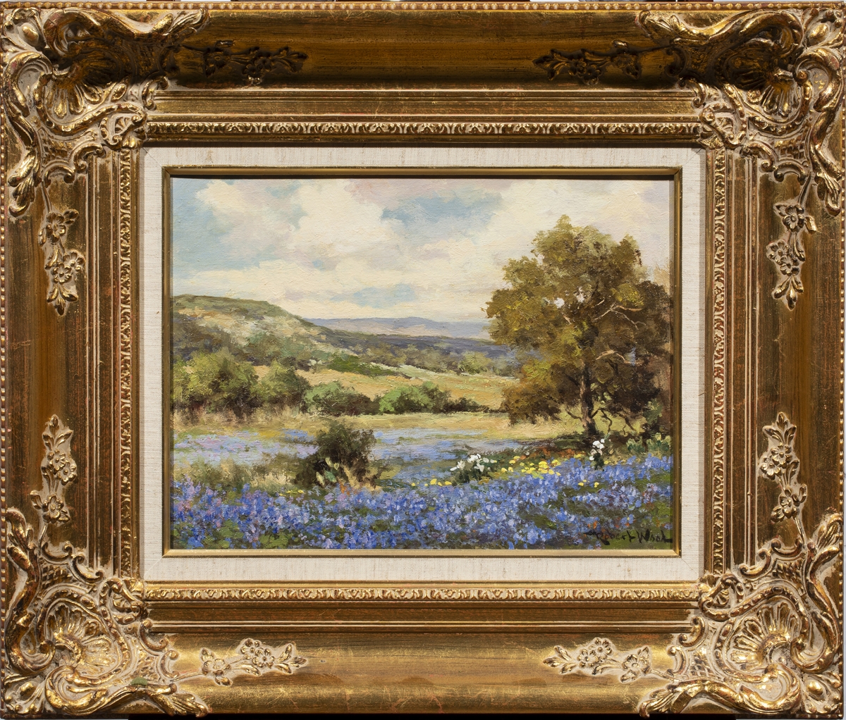 Robert W. Wood | Field of Bluebonnets | MutualArt