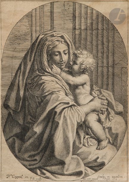 Noël Coypel | The Virgin and Child (1664) | MutualArt