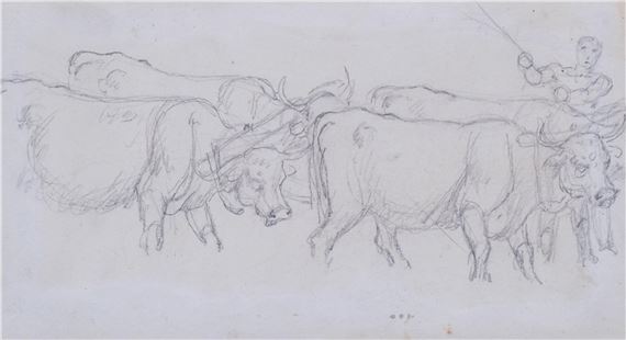 Richard Westall | A Bullock Team | MutualArt