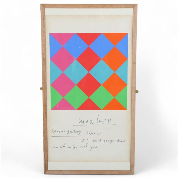 Max Bill | lithograph (1966) | MutualArt