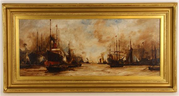 Frederick William Scarborough | ‘No 2 Pool Of London’, | MutualArt