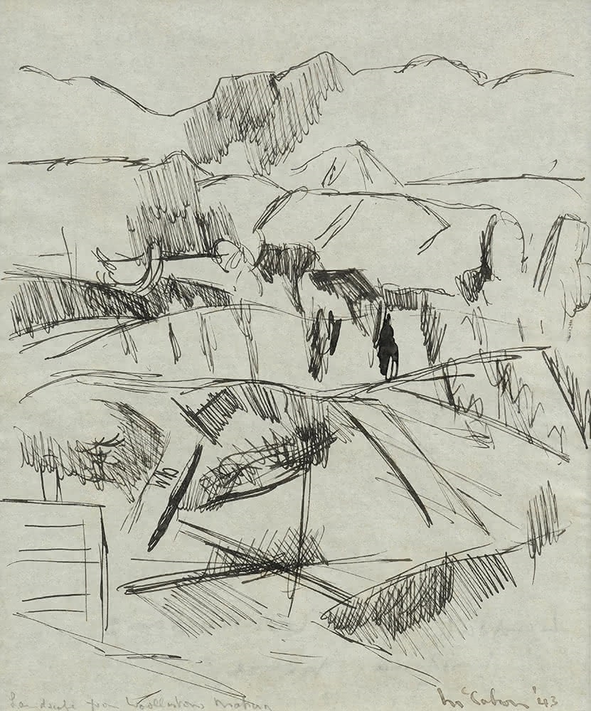 Colin McCahon | Landscape from Woollaston's Mapua (1943) | MutualArt