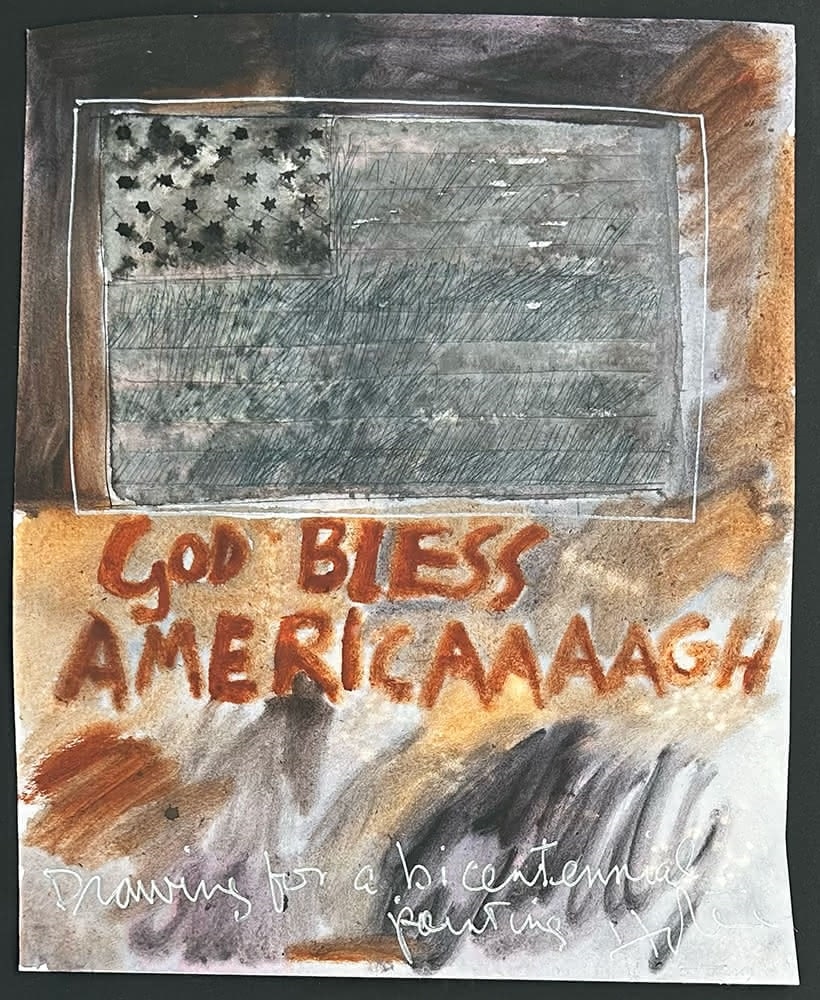 Ralph Hotere | Drawing for Bicentennial Painting | MutualArt