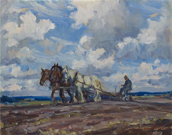 Manly Edward MacDonald | The Disk-Harrow | MutualArt