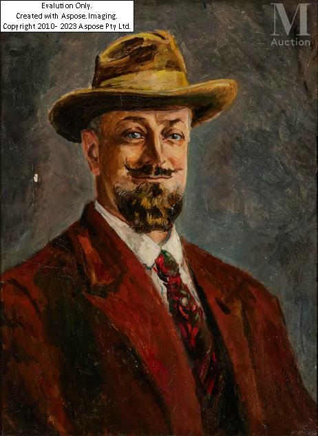 Alexis Paul Arapoff | Portrait d'un général (1905) | MutualArt