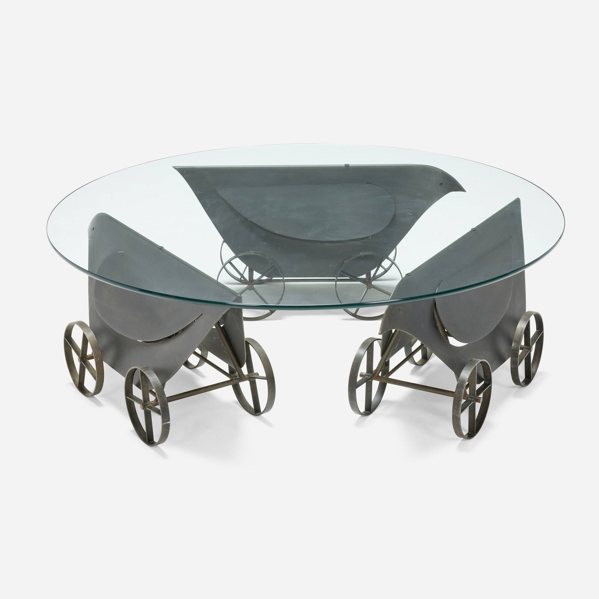 Gere Kavanaugh | Birds on Wheels table (Circa 1995) | MutualArt