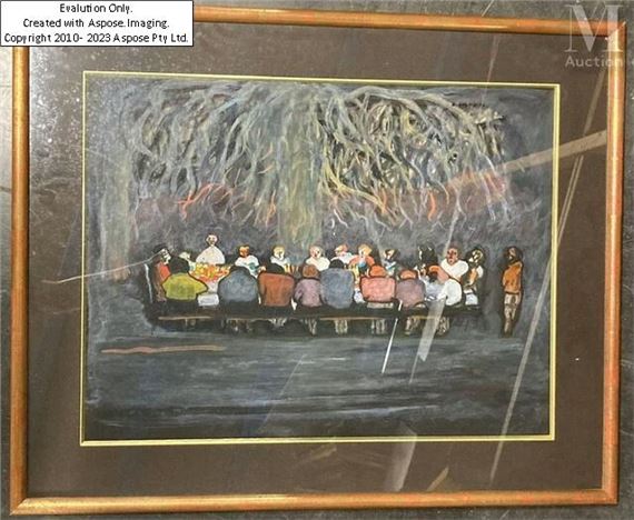 Alain Mathiot | Scène de bal (1973) | MutualArt