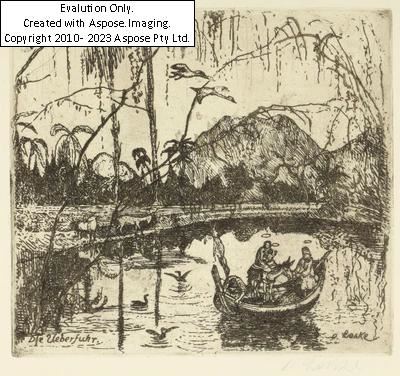 Oskar Laske | (Czernowitz 1874-1951 Wien) Die Ueberfuhr | MutualArt