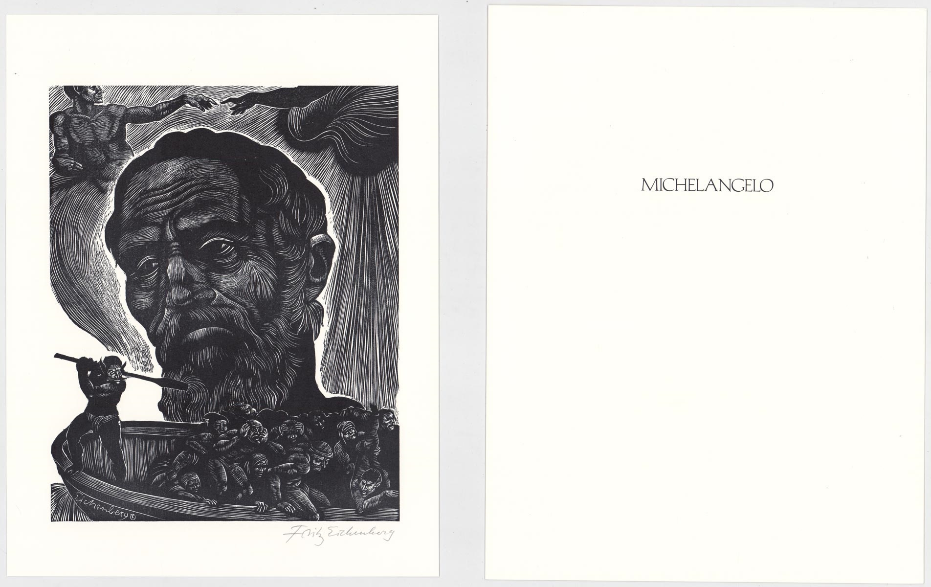 Fritz Eichenberg | Fritz Eichenberg Homage (12) Prints SIGNED | MutualArt