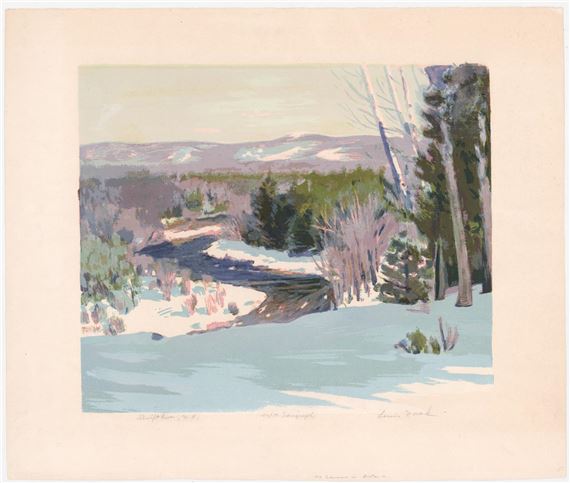 Louis Novak | Louis Novak Serigraph S/N [Swift River] | MutualArt