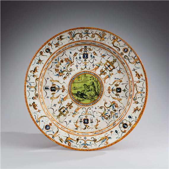 Italian School, 16th Century | Ewer basin with Medici emblems | MutualArt