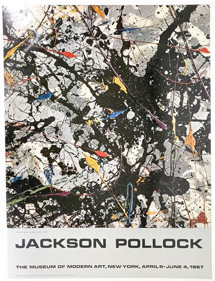 Jackson Pollock | Jackson Pollock 1967 MOMA Exhibition Poster (1967 ...