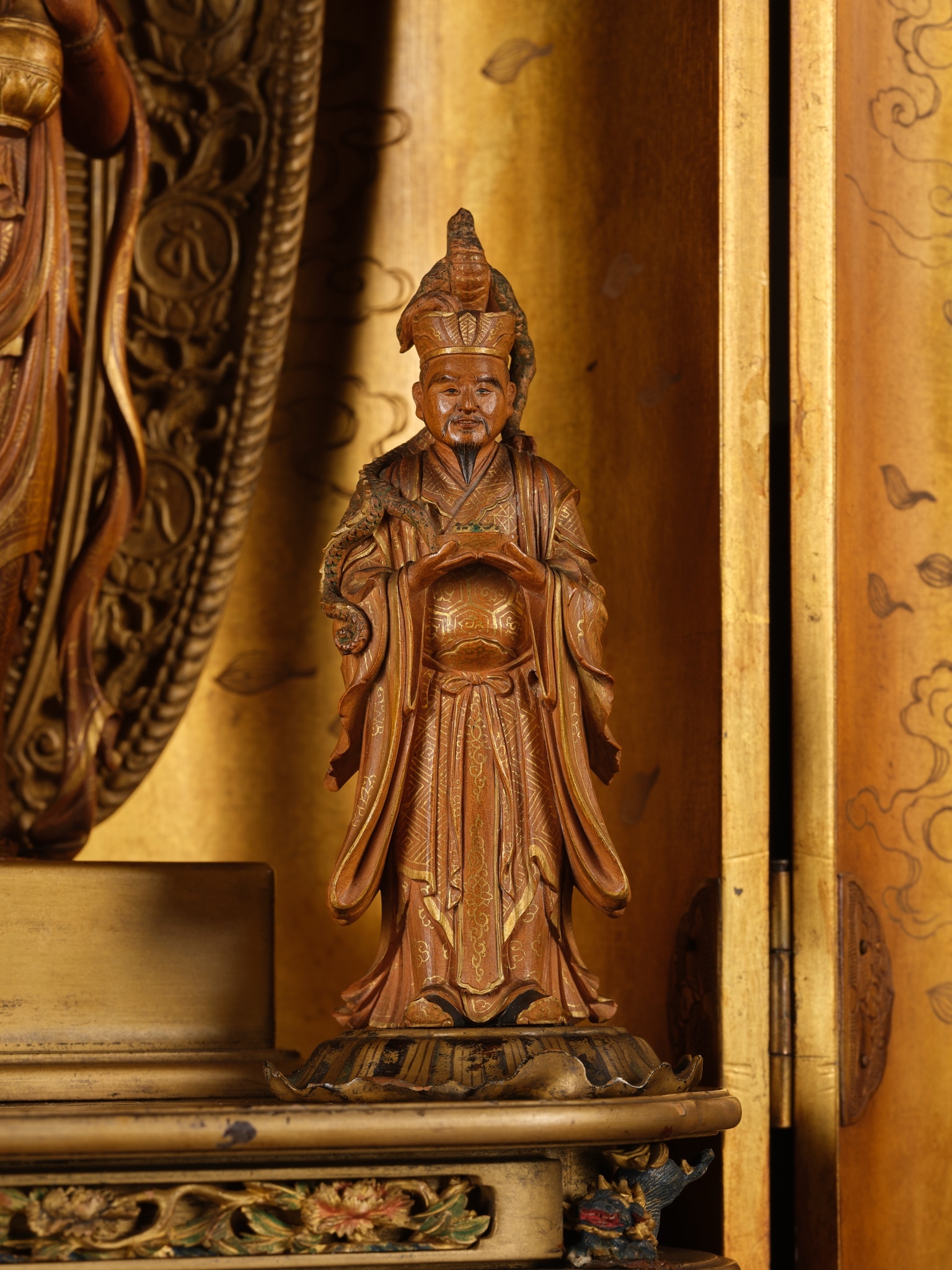 Japanese School, 19th Century | A FINE LACQUER ZUSHI (PORTABLE BUDDHIST ...