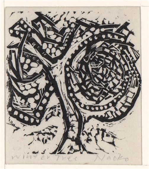 Naoko Matsubara | Naoko Matsubara Woodcut Miniature (1988) | MutualArt