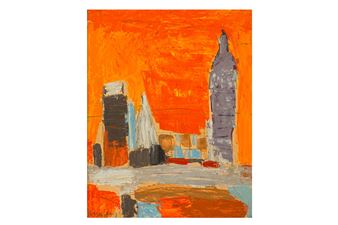 Peter Kinley | Figure with Table (1960) | MutualArt