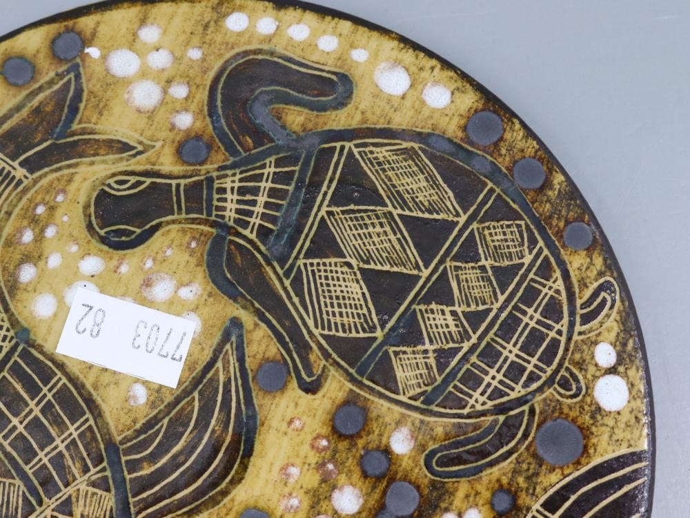 Carl Cooper | RARE CARL COOPER AUSTRALIAN POTTERY PLATE WITH ABORIGINAL ...