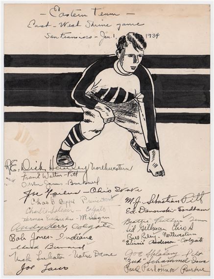 Sheldon Carpenter | East-West Shrine Game (1931 - 1936) | MutualArt