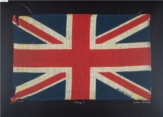 Peter Blake | 175Peter Blake (b.1932) Flag 3 Digital pigment print in ...