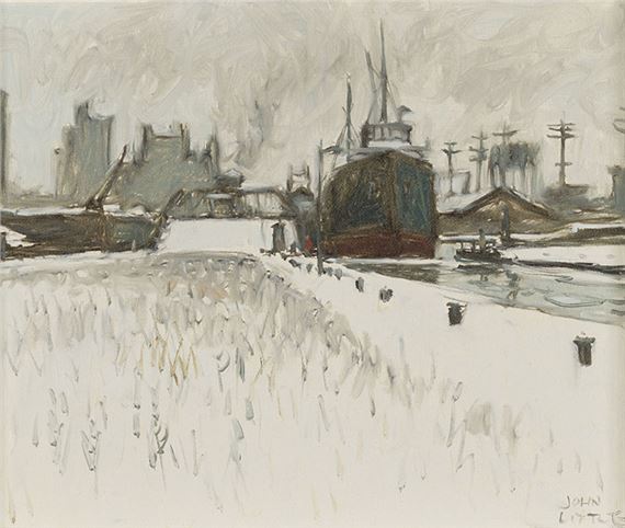 John Little | Black's Bridge Locks (1977) | MutualArt