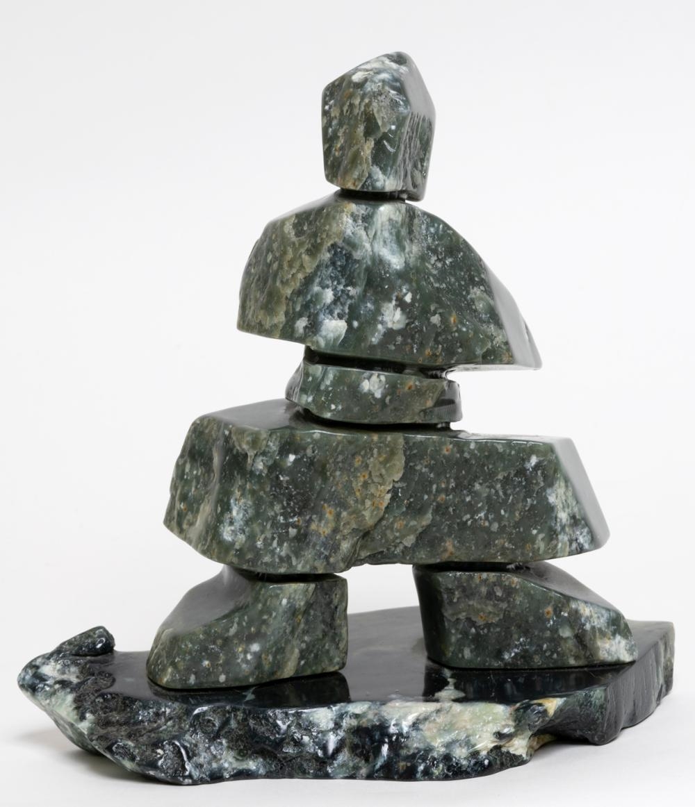 Cathy Michetti | Inukshuk on Slate Base (2007) | MutualArt