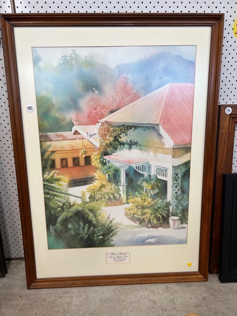 Judith Roberts | JUDITH ROBERTS WATERCOLOUR - KURANDA RAILWAY STATION ...