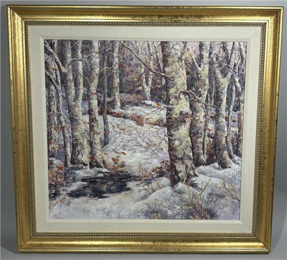 Elizabeth Pollock | Beeches in Snow (20th Century) | MutualArt