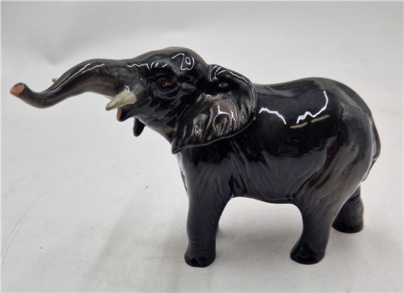 Arthur Gredington | BESWICK 12.1cm MODEL OF AN ELEPHANT (Trunk ...