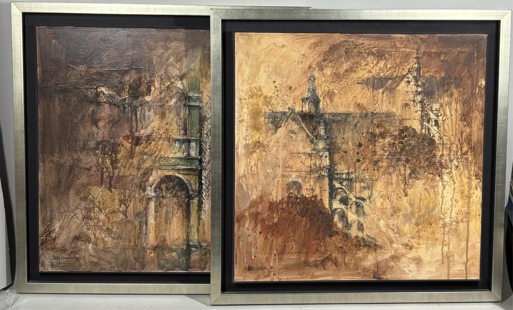 Neil Watson | Two Architectural Abstractions (20th Century) | MutualArt