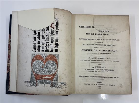 Alois Senefelder | History of Lithography by Alois Senefelder, 1819 ...