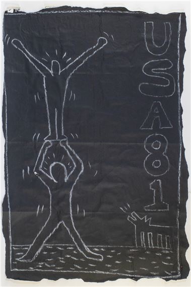 Keith Haring | Subway drawing USA 81 | MutualArt