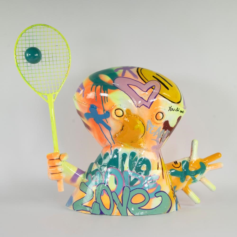 Hannes D'Haese | sculpture ‘Love is zero in tennis but everything in ...