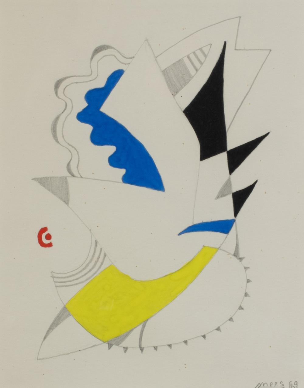 Jozef Mees | mixed media Composition | MutualArt