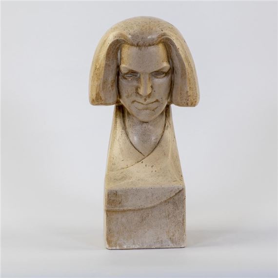 Gustaaf Van den Meersche | Bust Of A Woman's Head | MutualArt