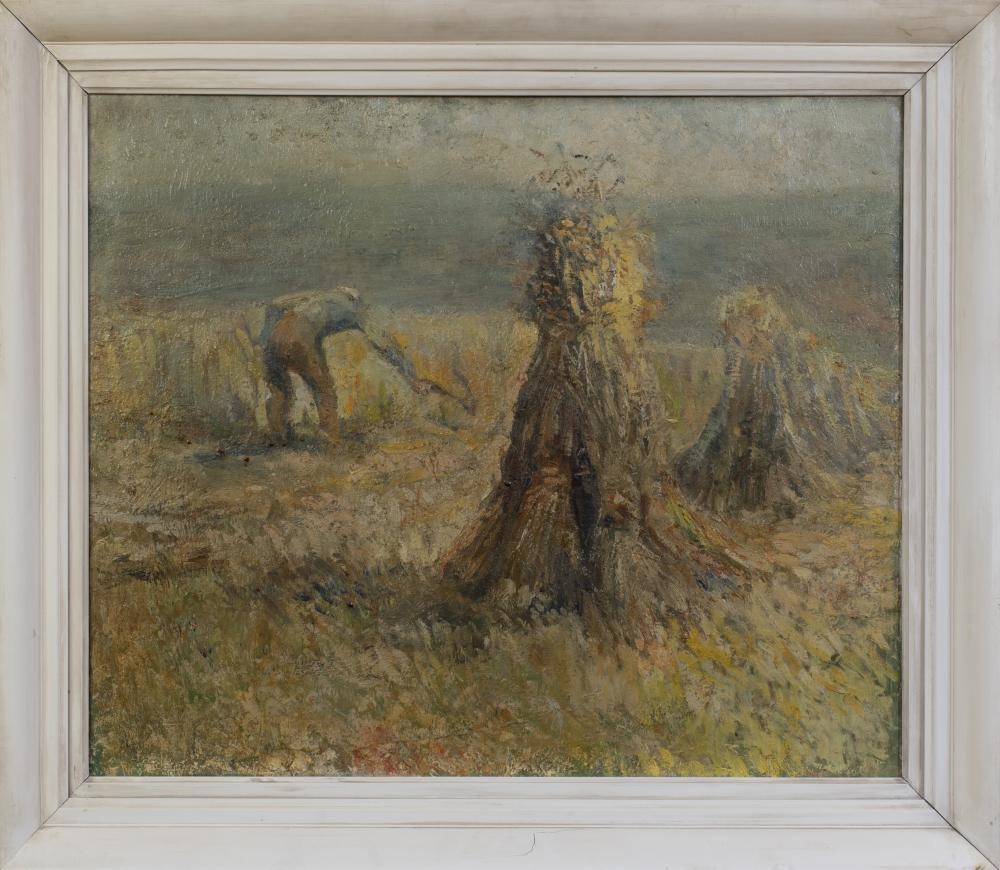 Ernest Van Hoorde | Haystacks In Flobecq | MutualArt