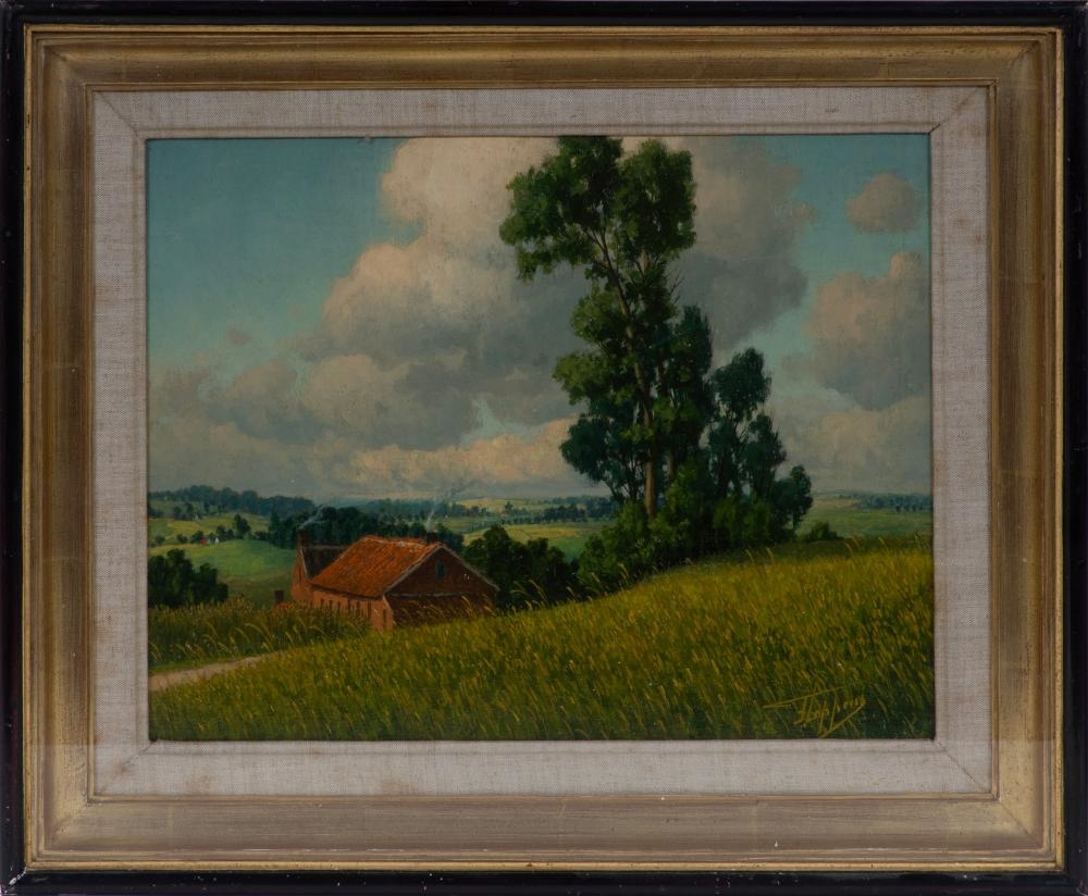Frans Coppens | Frans COPPENS (1895-1975), olieverf op paneel (2 ...