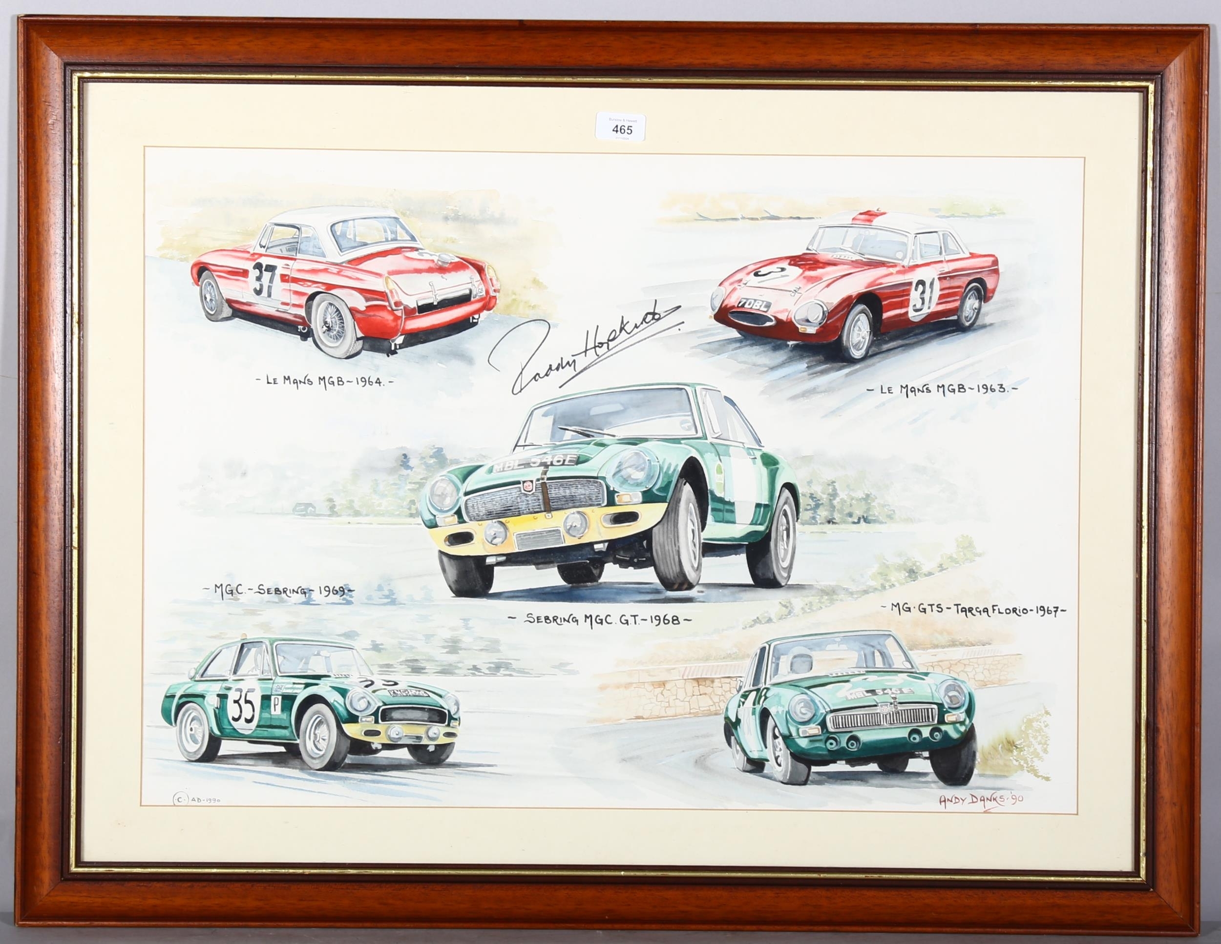 Andy Danks | 5 x 1960s rally/racing cars (1990) | MutualArt