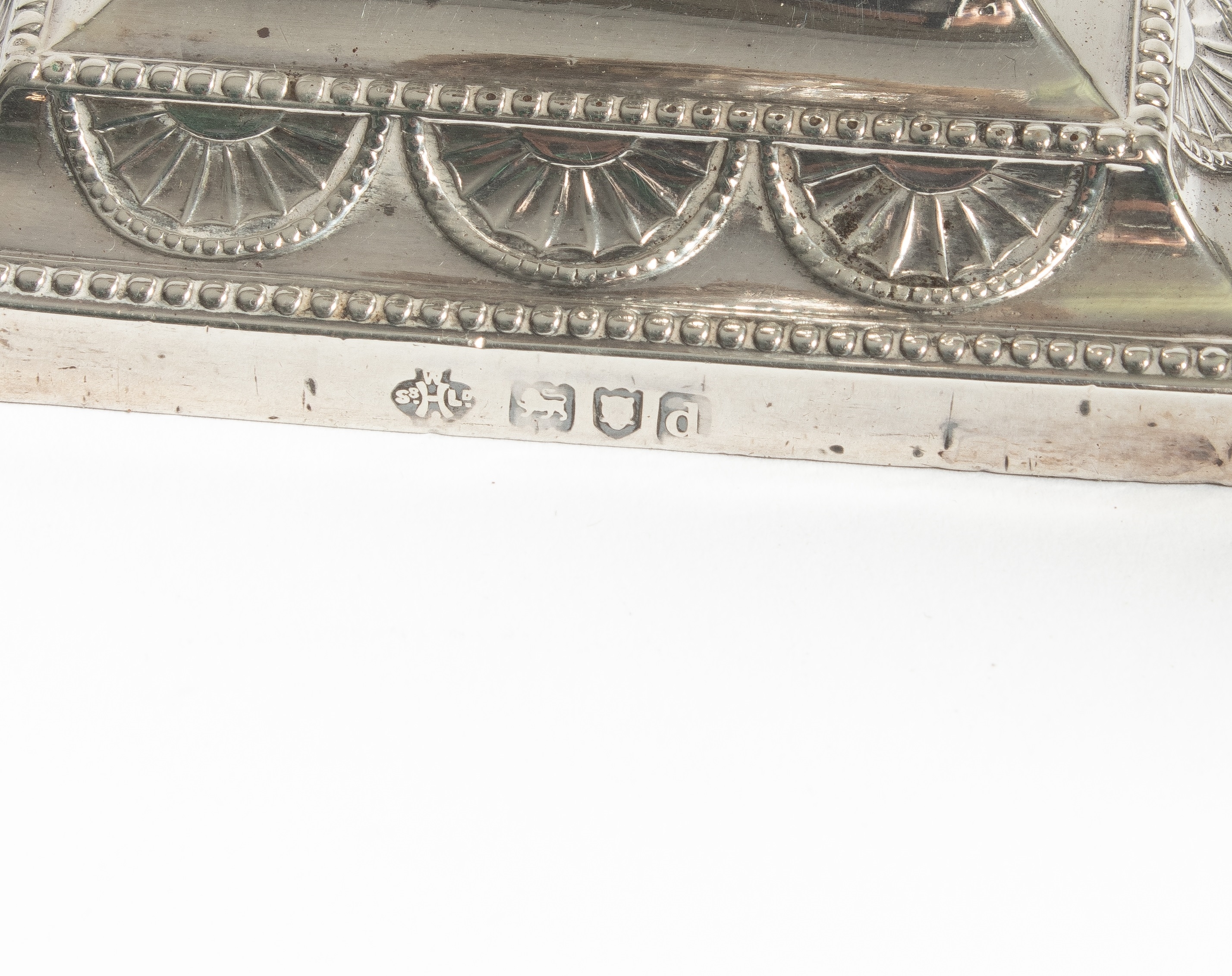 William Hutton & Sons | A pair of Victorian silver desk candlesticks ...