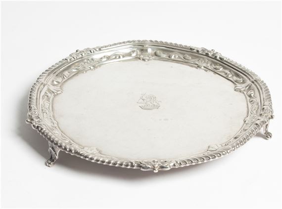 William Hutton & Sons | A Victorian silver waiter William Hutton & Sons ...
