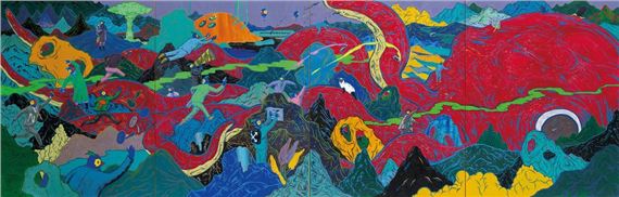 Chang Teng Yuan | The End of Deep Sleep Mode (four-panel polyptych ...