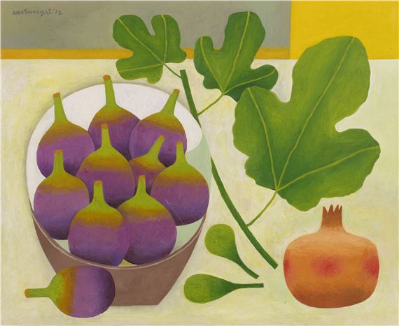 Reg Cartwright | Still Life with Figs and Pomegranate (2012) | MutualArt