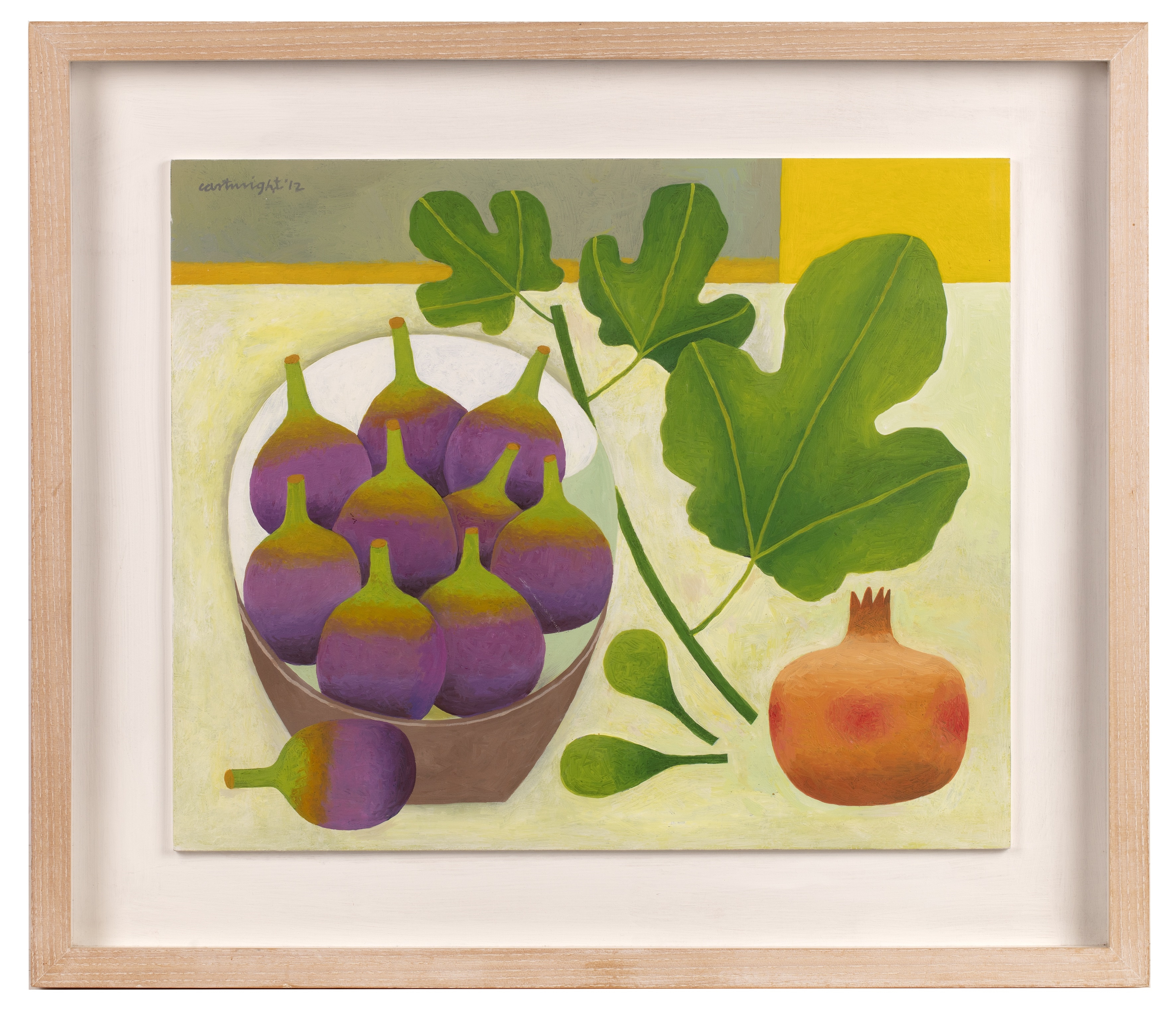 Reg Cartwright | Still Life with Figs and Pomegranate (2012) | MutualArt