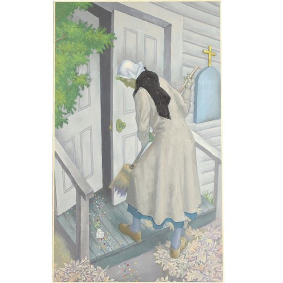 Eugene Francis Savage | The Sweeper | MutualArt