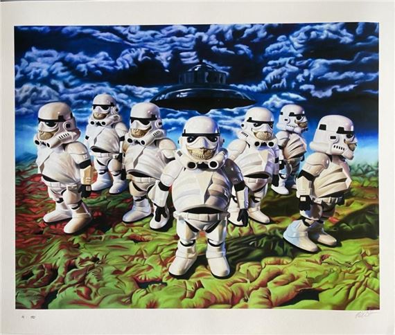 Ron English | Ron English - Grin Guard (2021) | MutualArt