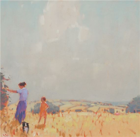 Stephen Brown | Picking Blackberries | MutualArt