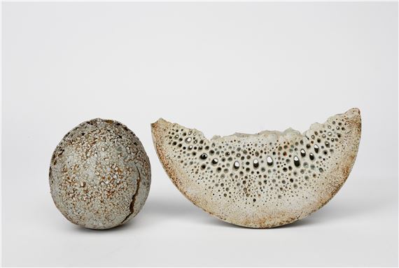 Alan Wallwork | Ovoid split form vase | MutualArt