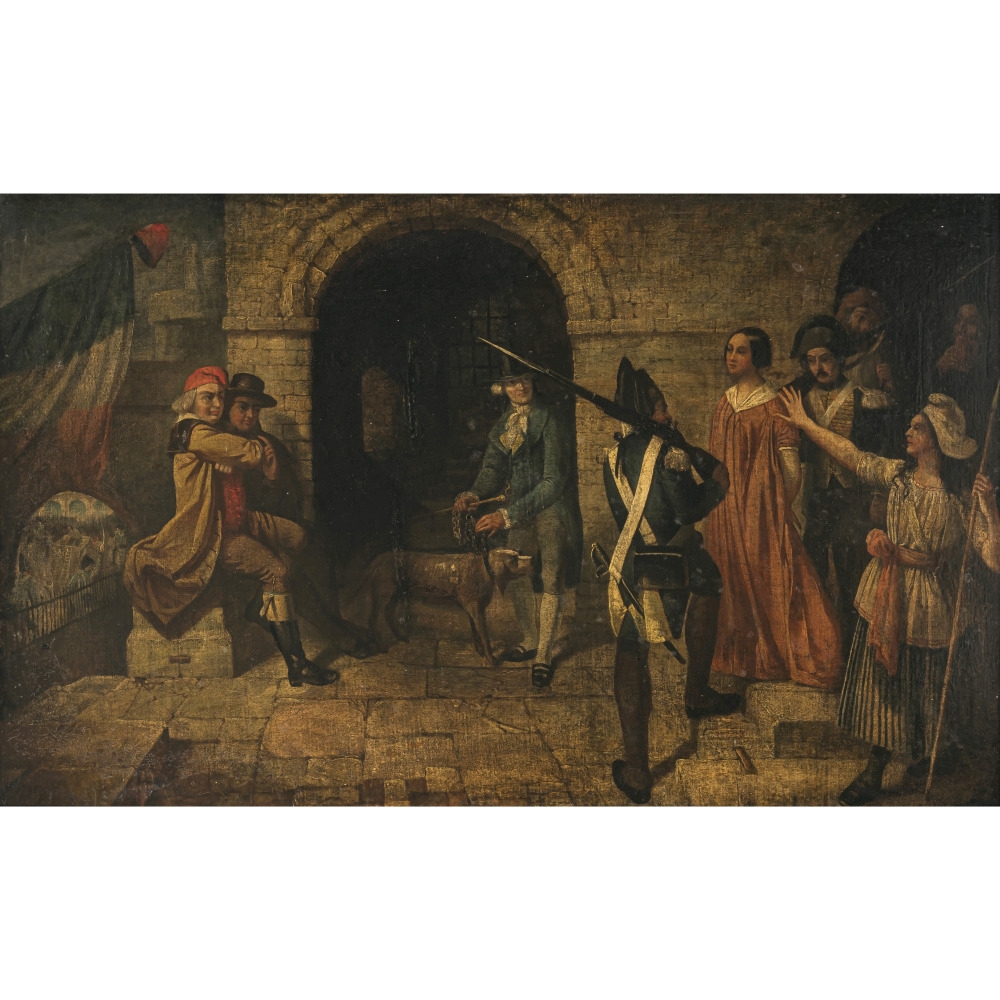Edward Matthew Ward | The Arrest of Charlotte Corday (1798) | MutualArt