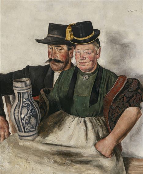 Paul Mathias Padua | Paul Mathias Padua - Old peasant couple. 1934 ...