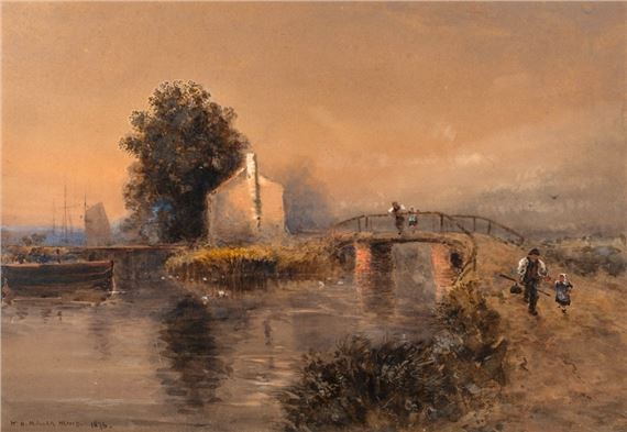 William H. Muller Hewitt | On Ehe Vayl (1876) | MutualArt